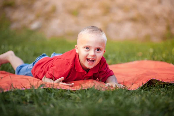 Daily Life Child Disabilities Boy Syndrome Chromosomal Genetic Disorder ...