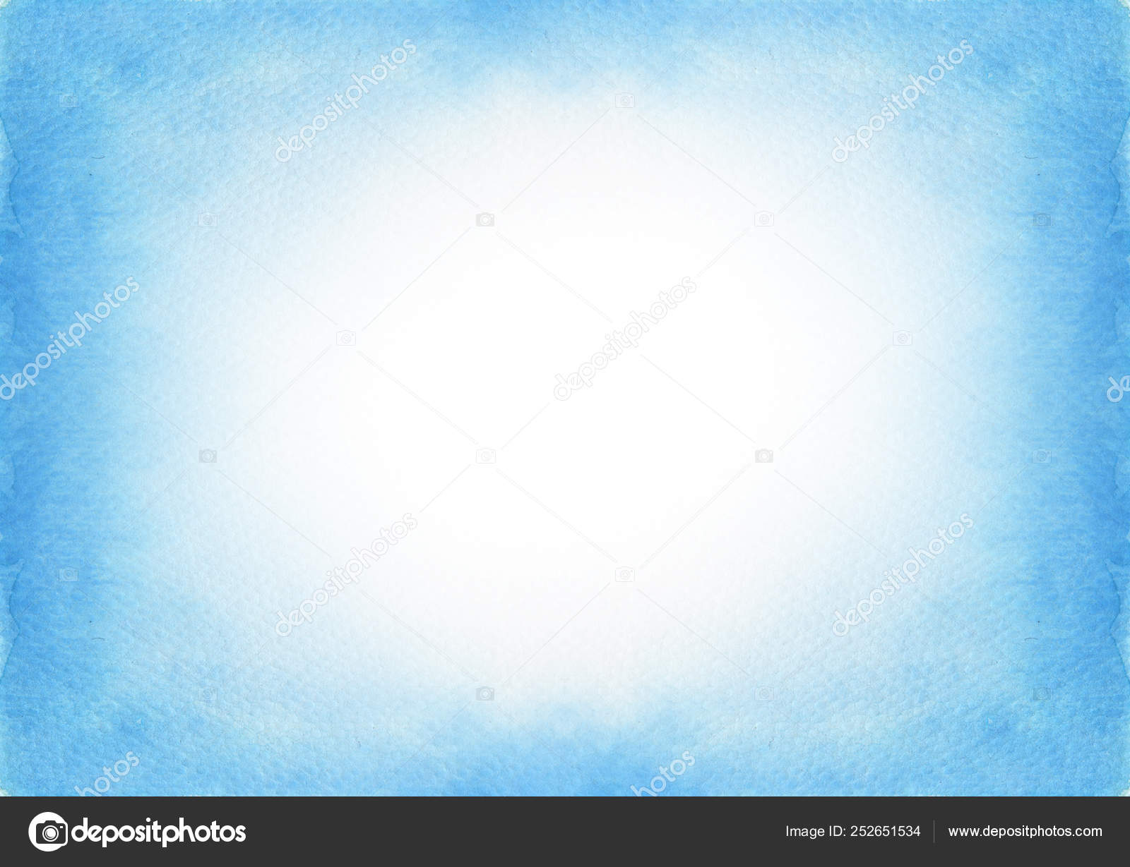 Gradient Blue Paint Art Frame Water Color Abstract Background Copy ...