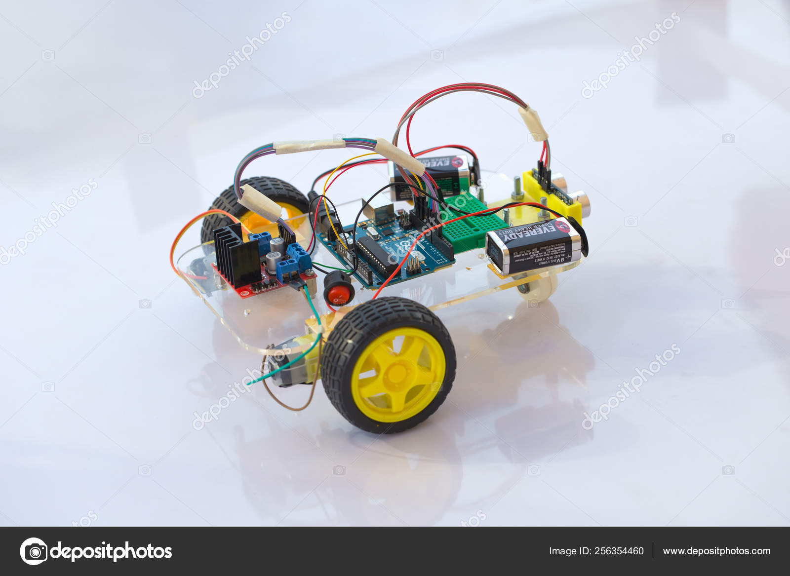 Electornic Car Robot Kit Module Made Micro Controller Open Source ...