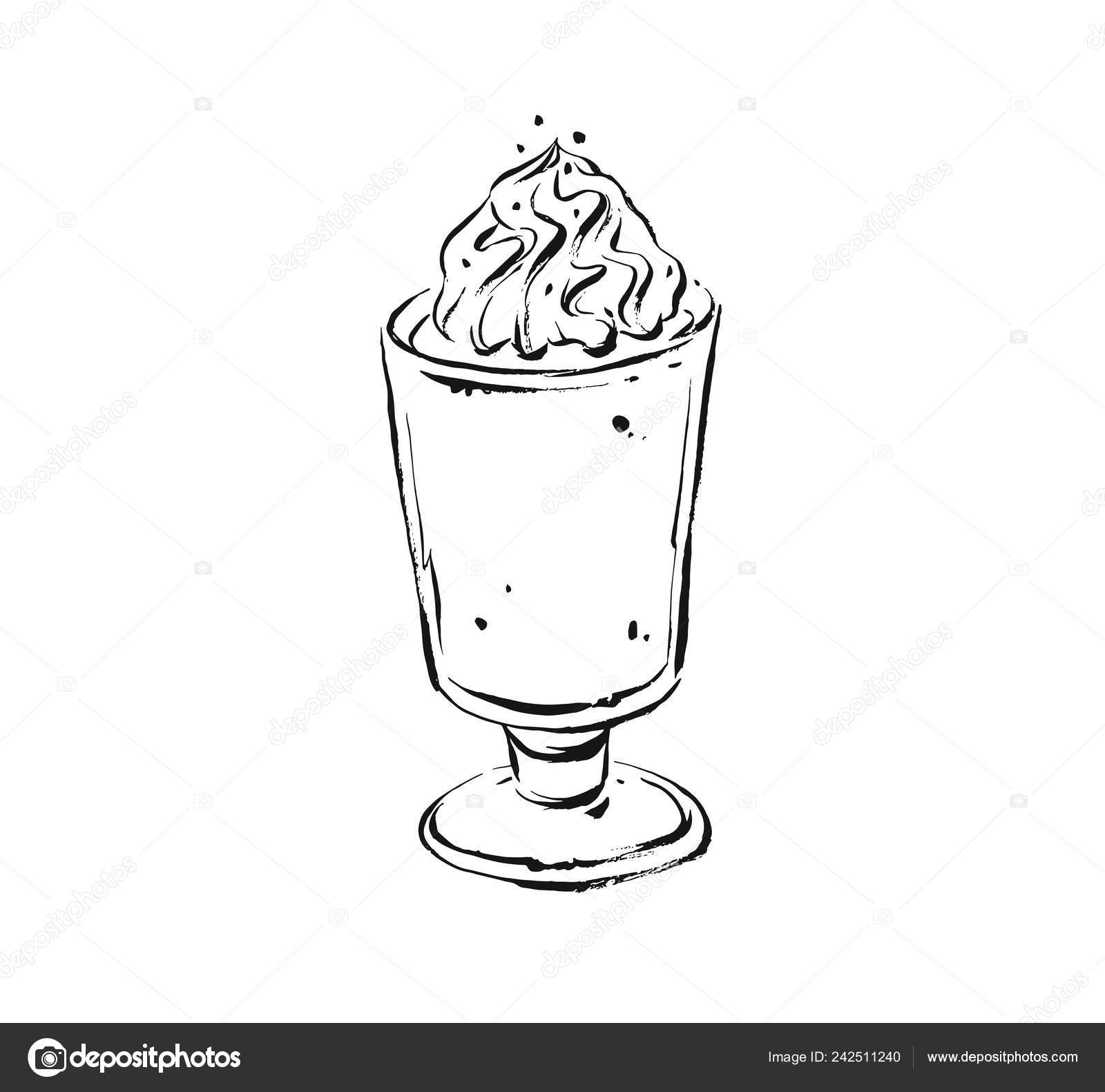 Whip Cream Drawing