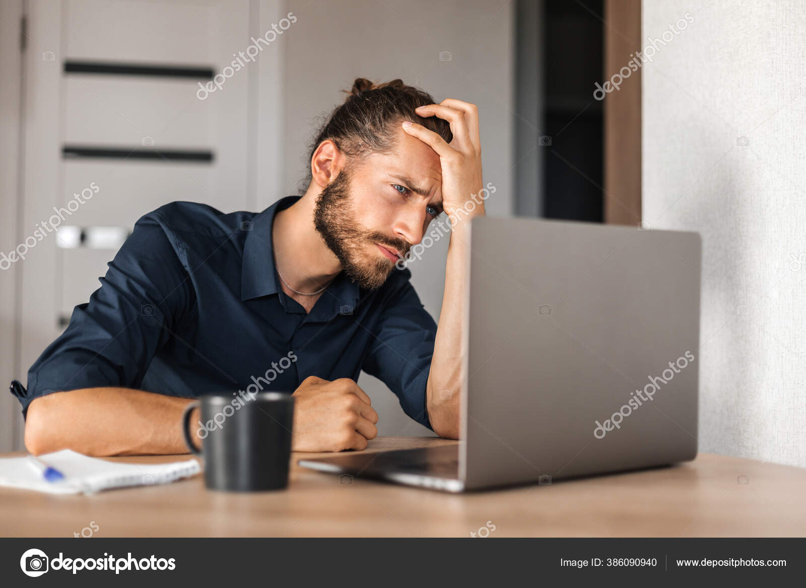 Tired Person At Work