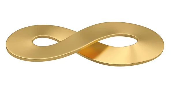 3D Golden Infinity Symbol — Stock Photo © georgios #1395201