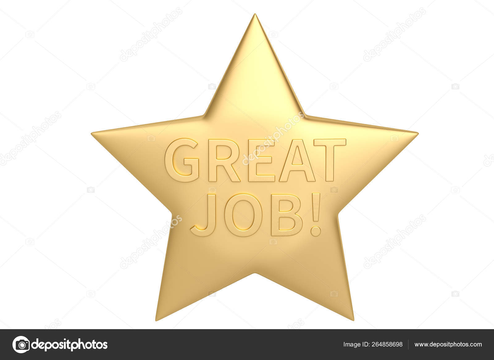 Gold Star Excellent Work