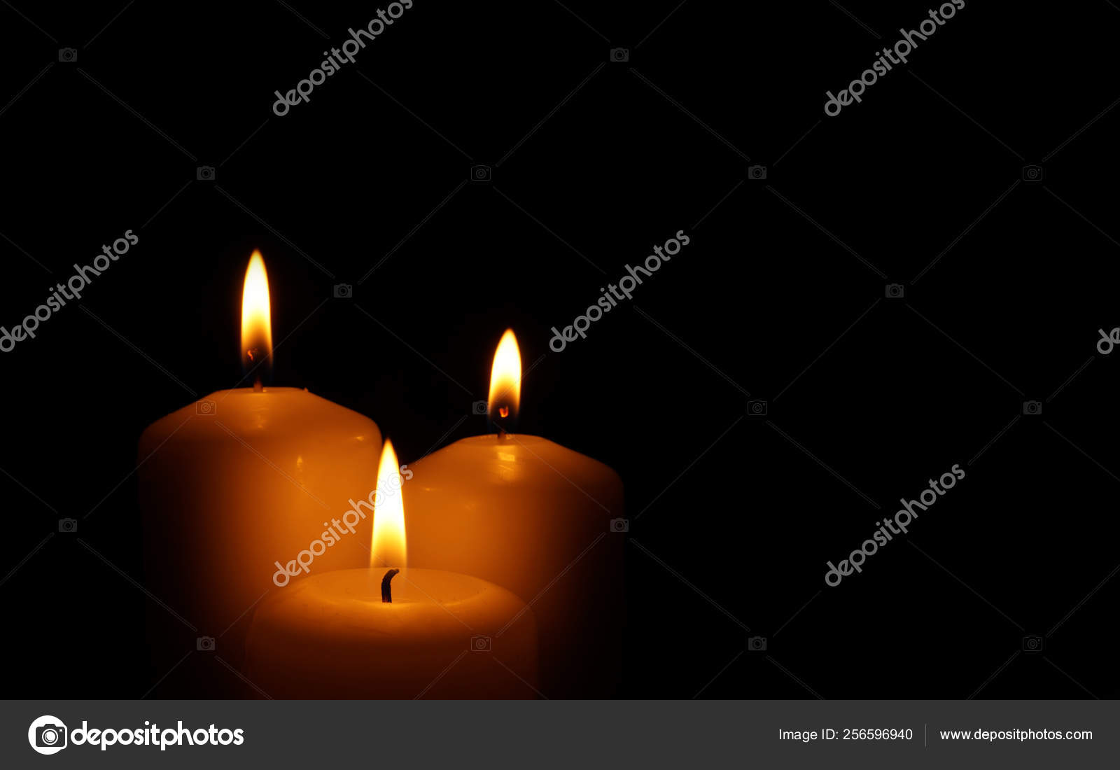 Burning candles as symbol of eternal memory. — Stock Photo © rdaniluk ...