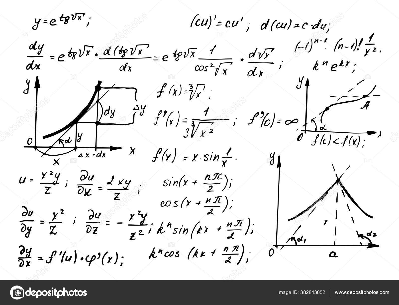 Mathematical Law Theory Formula Equation Whiteboard Vintage Education ...