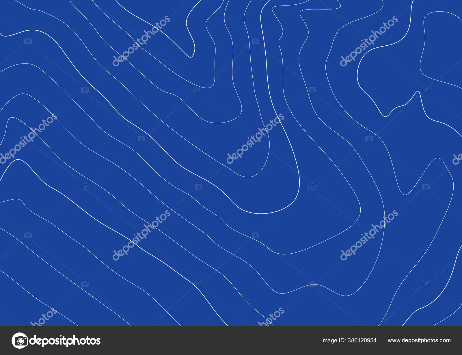 Abstract Retro Topography Map Vector Blueprint Topographical Background ...