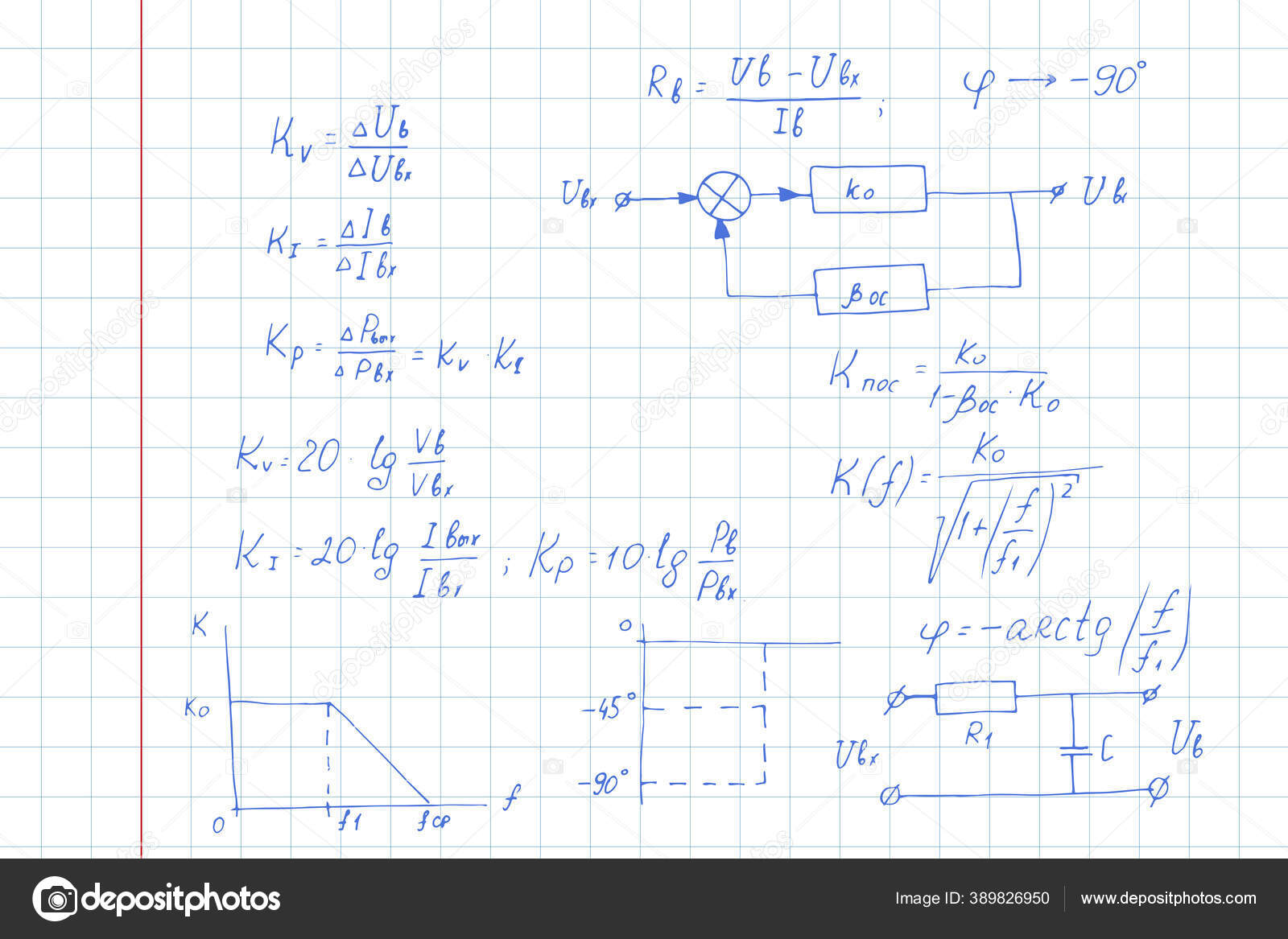 Electronic Engineering Physics Mathematics Equation Calculations ...