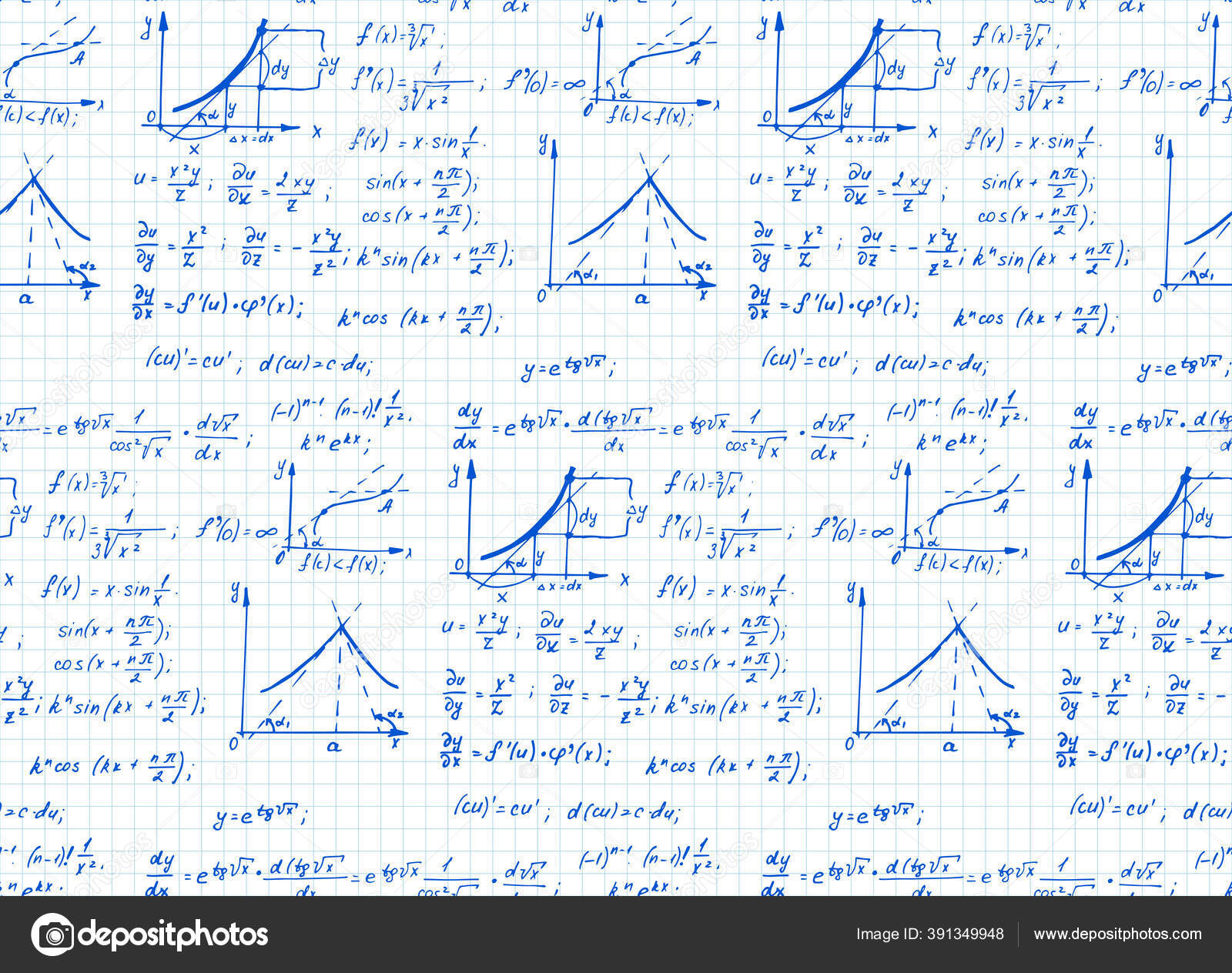 Vintage Education Background Math Law Theory Mathematical Formula ...