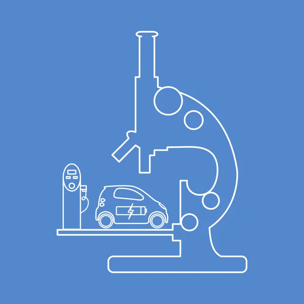 Microscope Electric Car Recharge Car Battery New Transport Eco ...