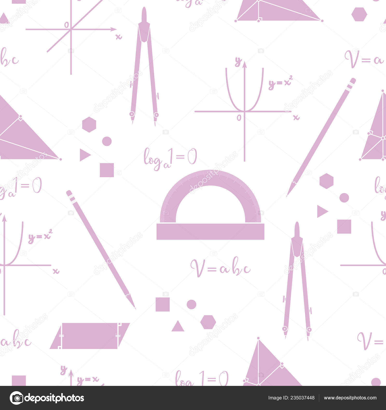 Mathematical Scientific Vector Seamless Pattern Geometry Plots Tools ... Mathematical Scientific Vector Seamless Pattern Geometry Plots Tools ...