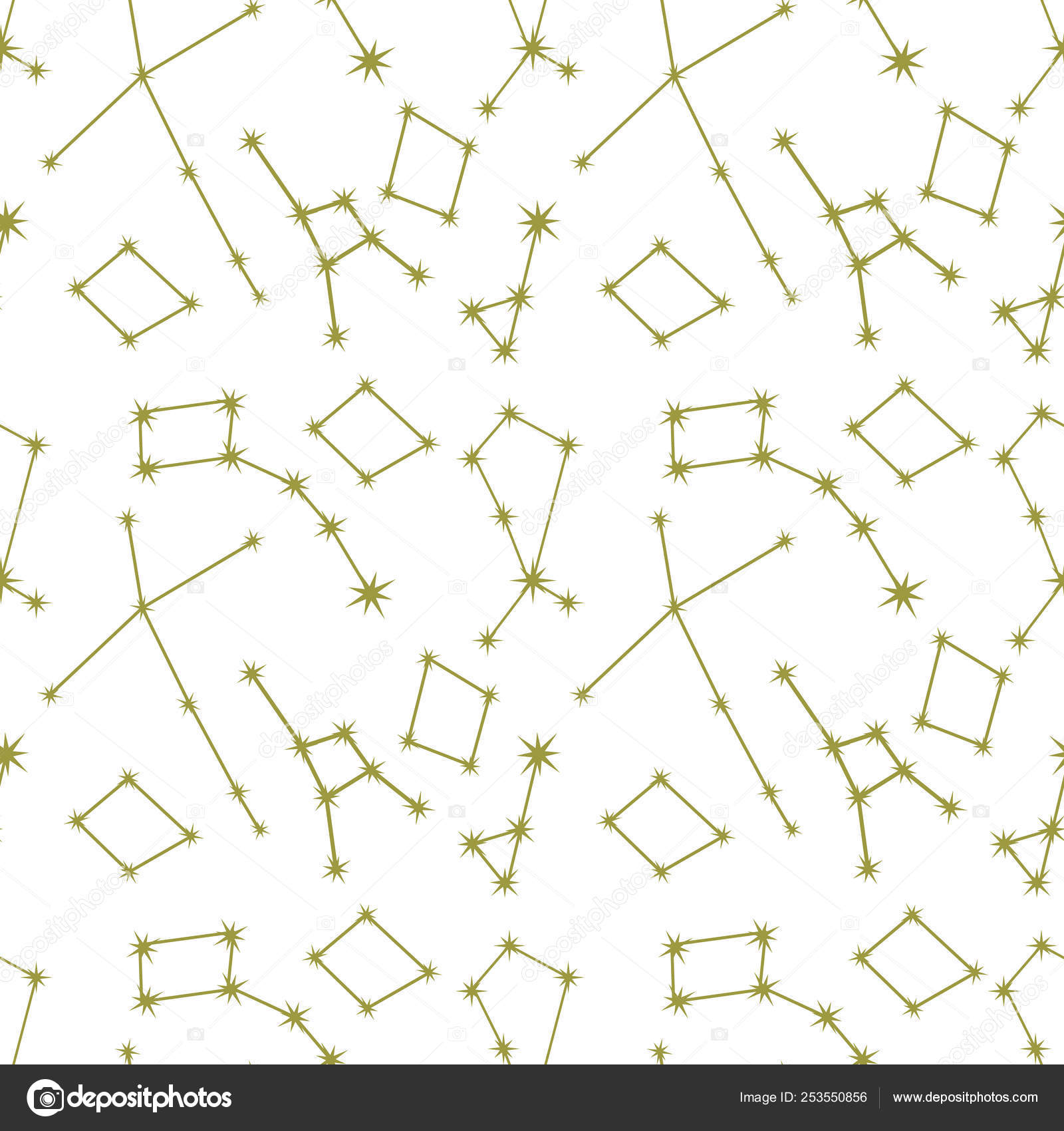 Constellations pattern Space Astronomy Science Stock Vector by ...