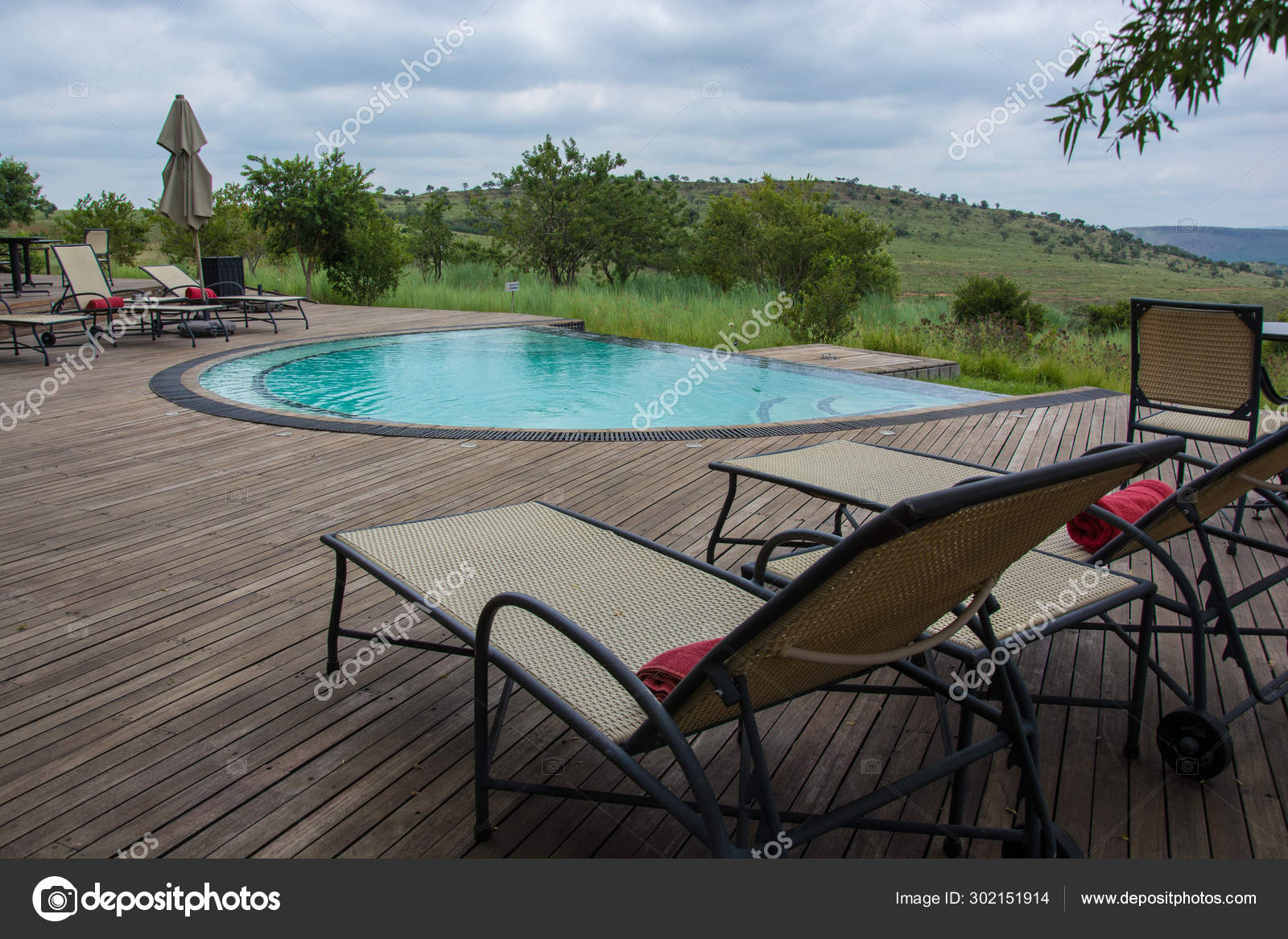 Pool deck at the Maropeng Boutique Hotel at the Cradle of Humankind ... Pool deck at the Maropeng Boutique Hotel at the Cradle of Humankind ...