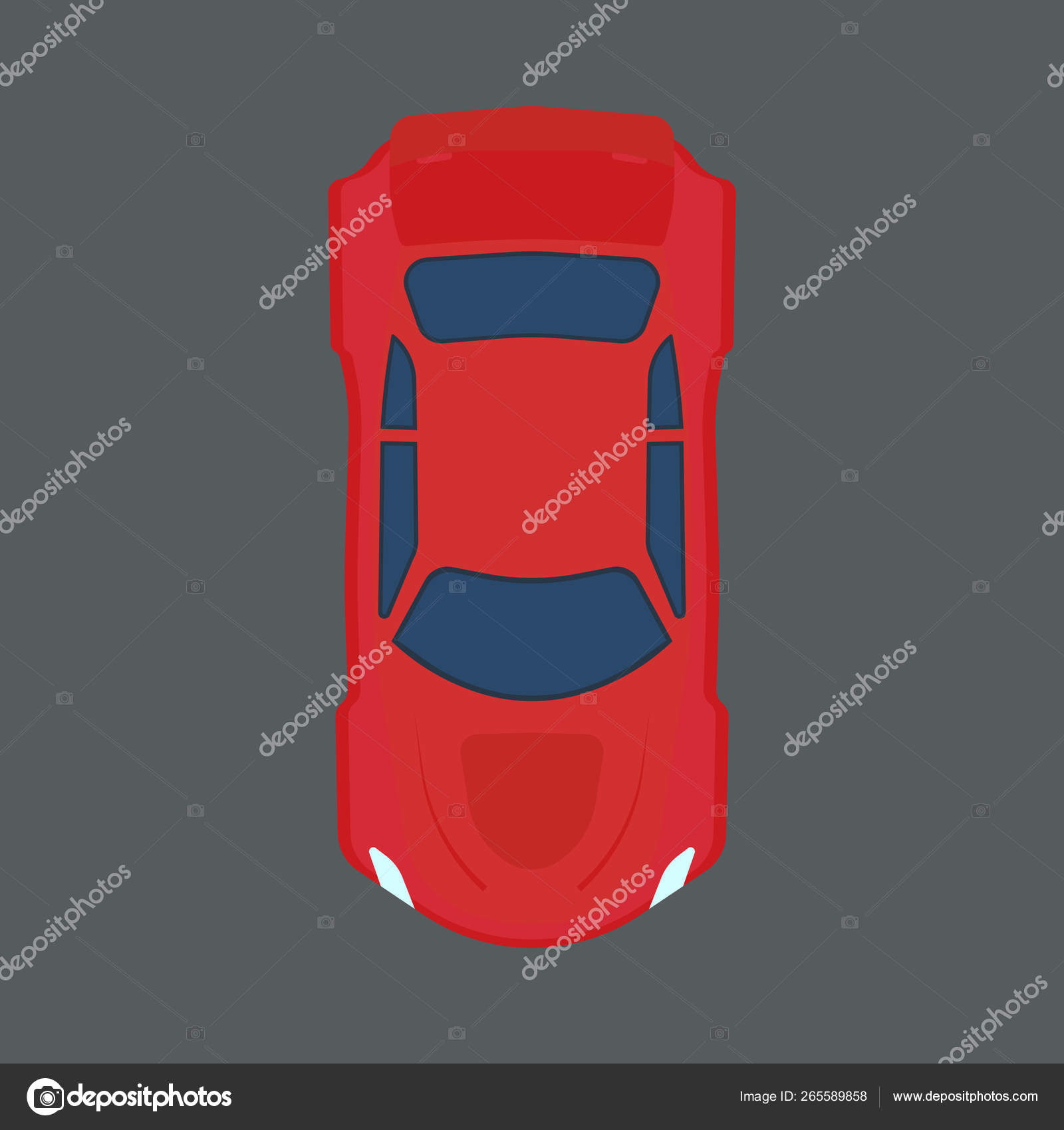 Car Icon Vector Top View Red Car Top View Clip Art At Clker.com