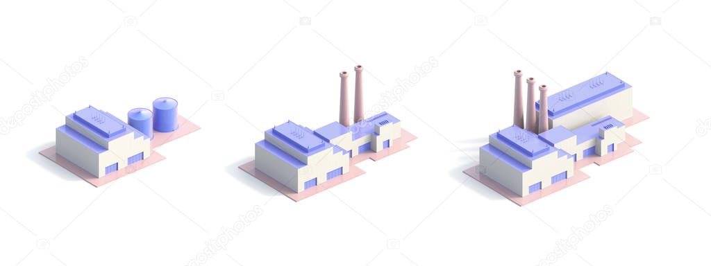 3d isometric factory Stock Photos, Royalty Free 3d isometric factory ...