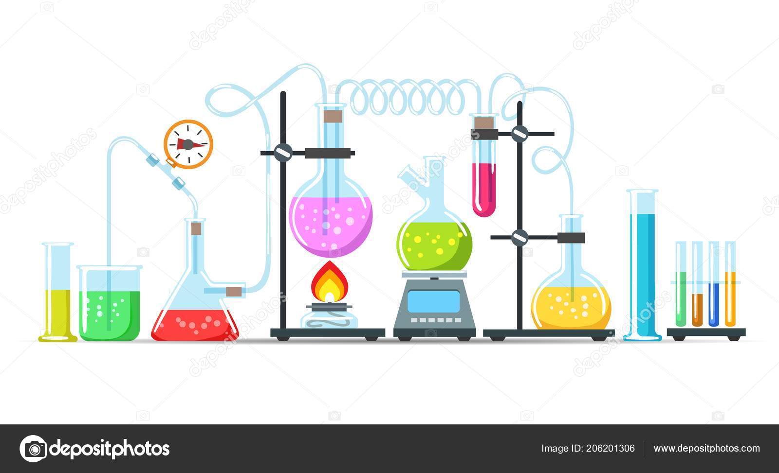 Lab Equipment Vector