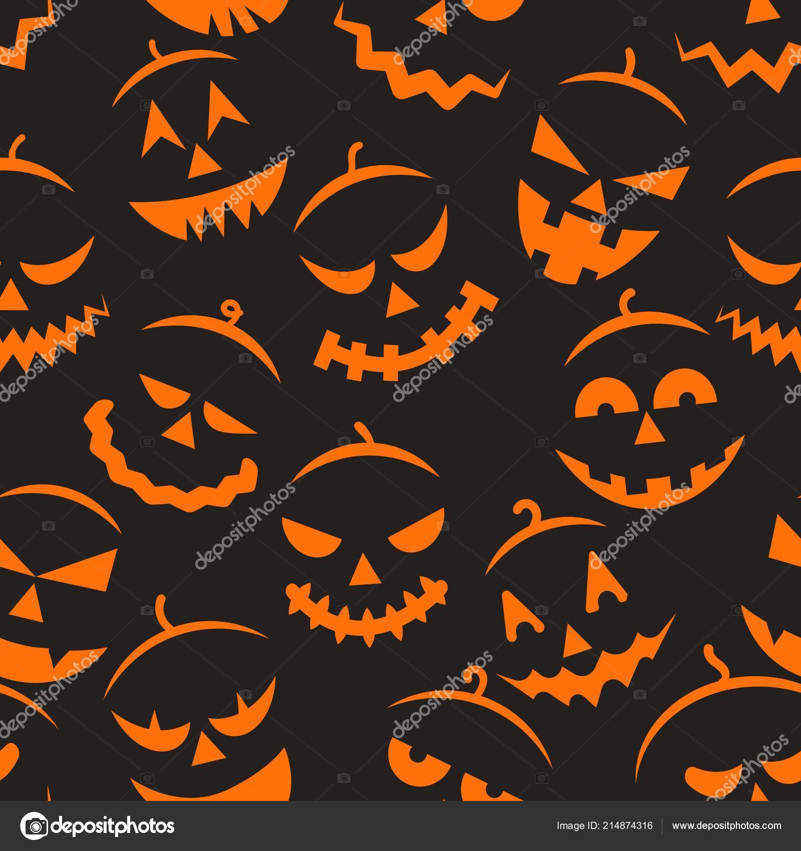 Scary halloween pattern Stock Vector Image by ©vectortatu #214874316