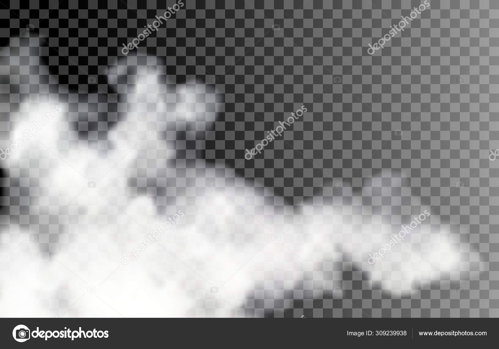Fog on transparent background Stock Vector Image by ©vectortatu #309239938
