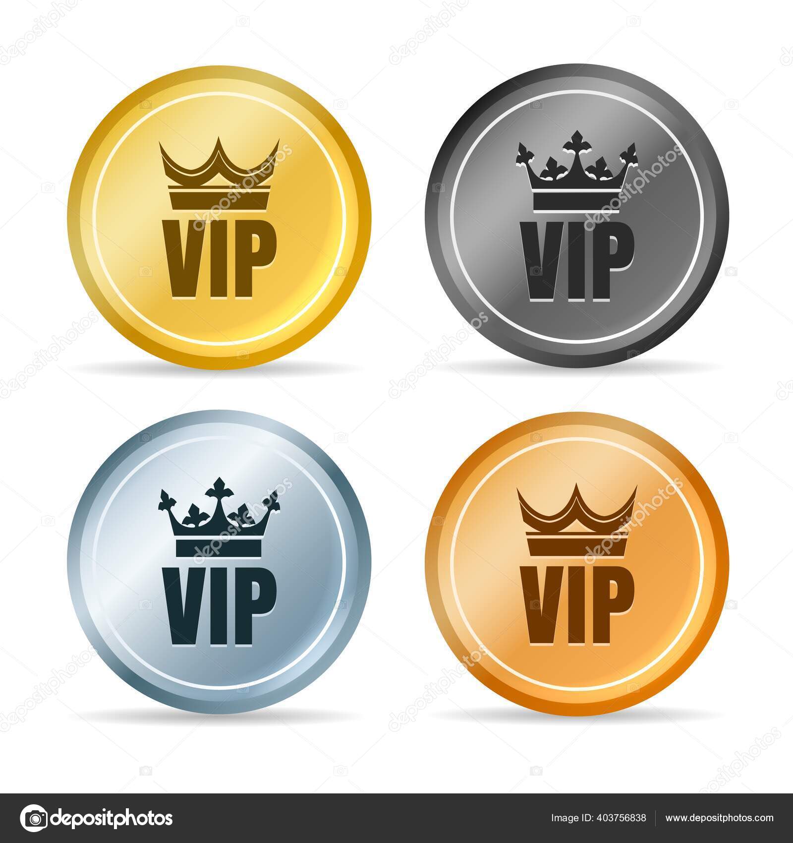 Vip member emblems Stock Vector by ©vectortatu 403756838