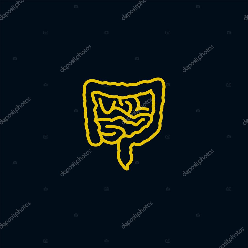 Icono Intestinos Humanos Ilustración Vectorial Vector de stock por ©Mr ...