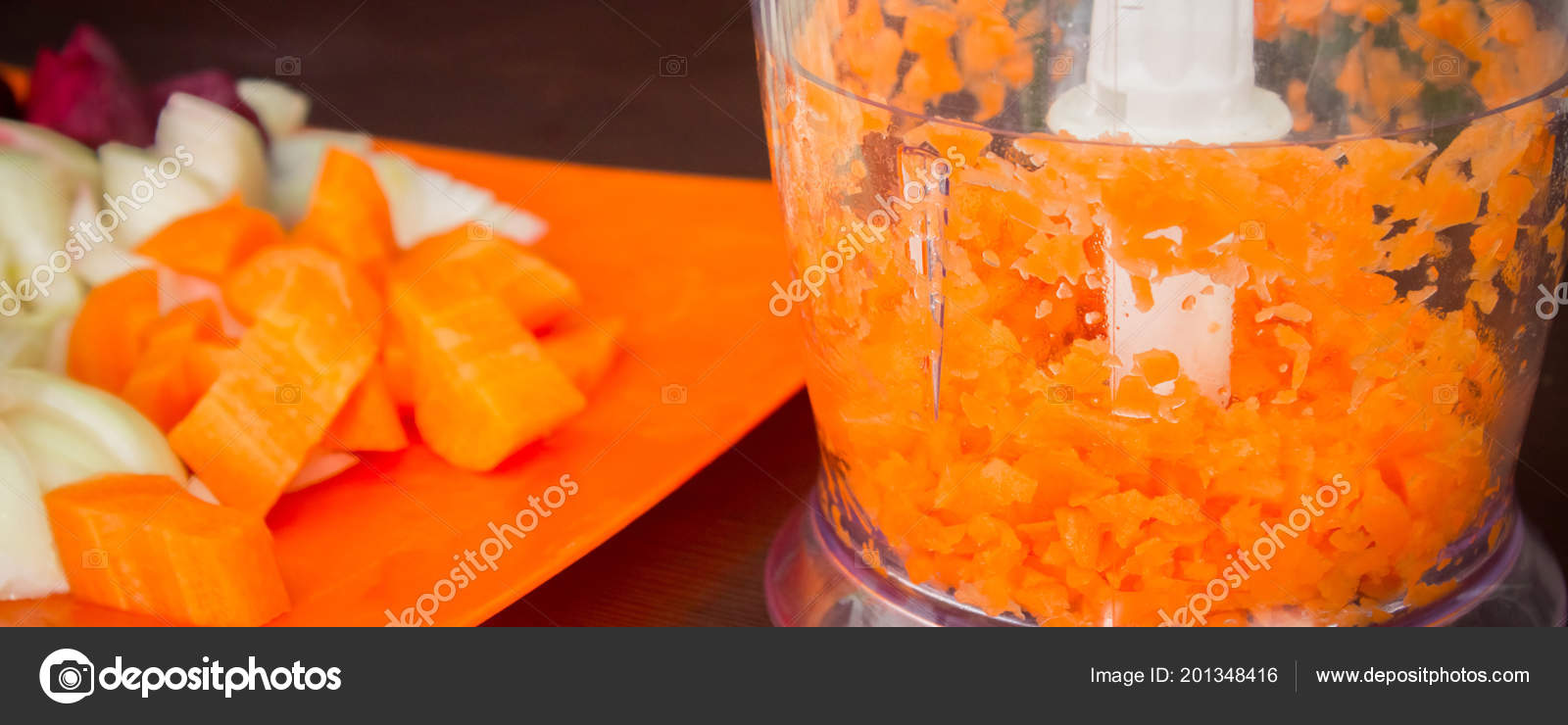 Carrots Borsch Electric Chopper Soup Cooking Stock Photo by ©detry ...