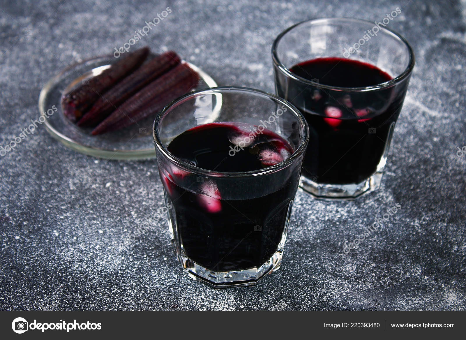 Chicha Morada Glass