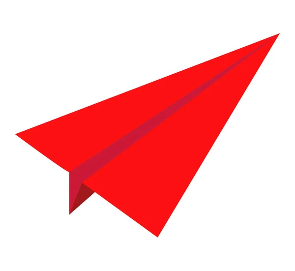Red paper airplane Vector Images | Depositphotos