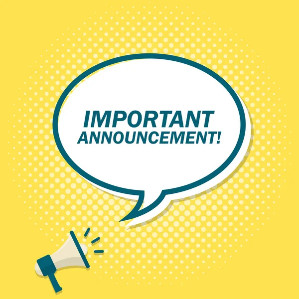 100,000 Important announcement Vector Images | Depositphotos
