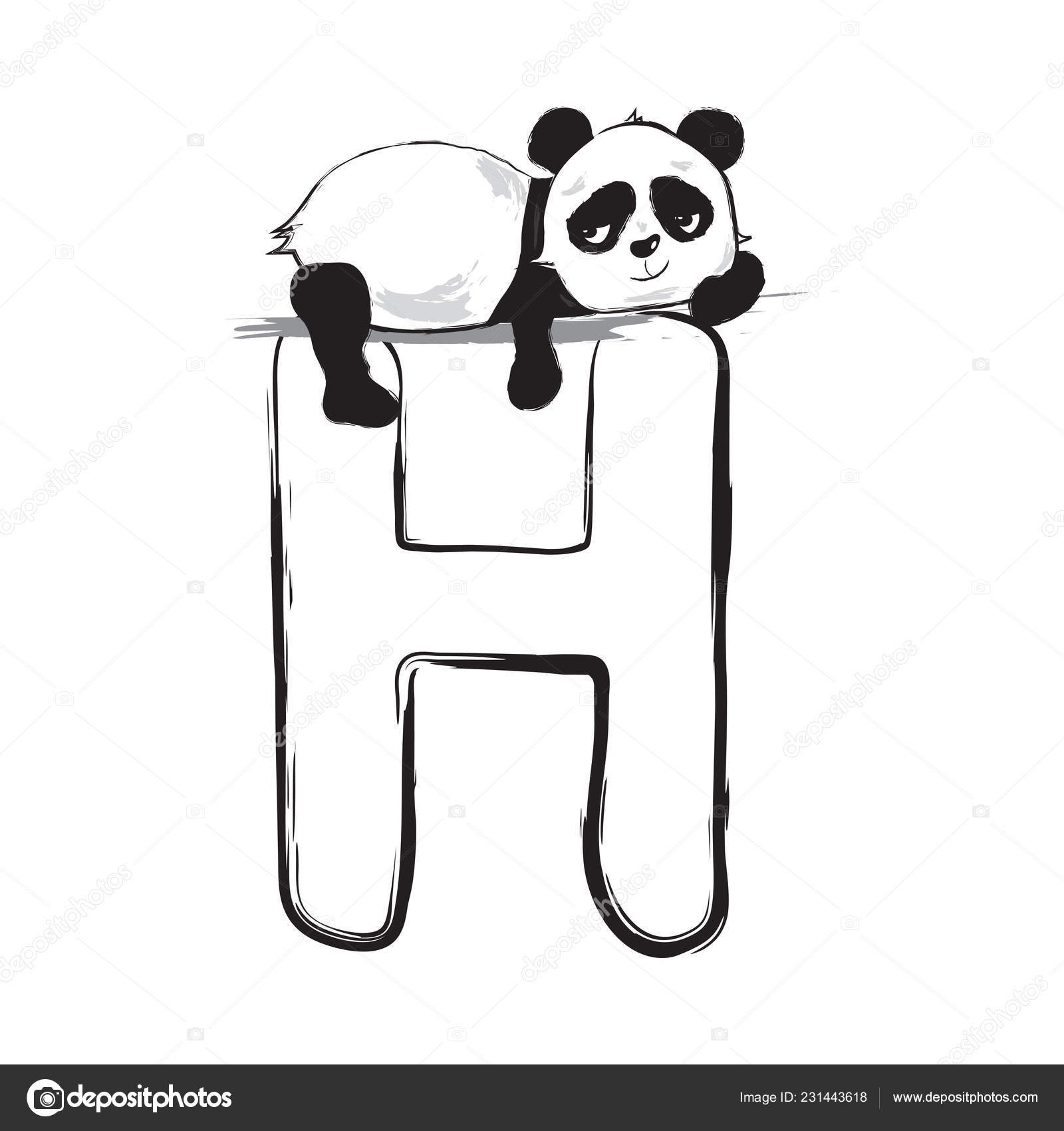 Panda Alphabet Letters