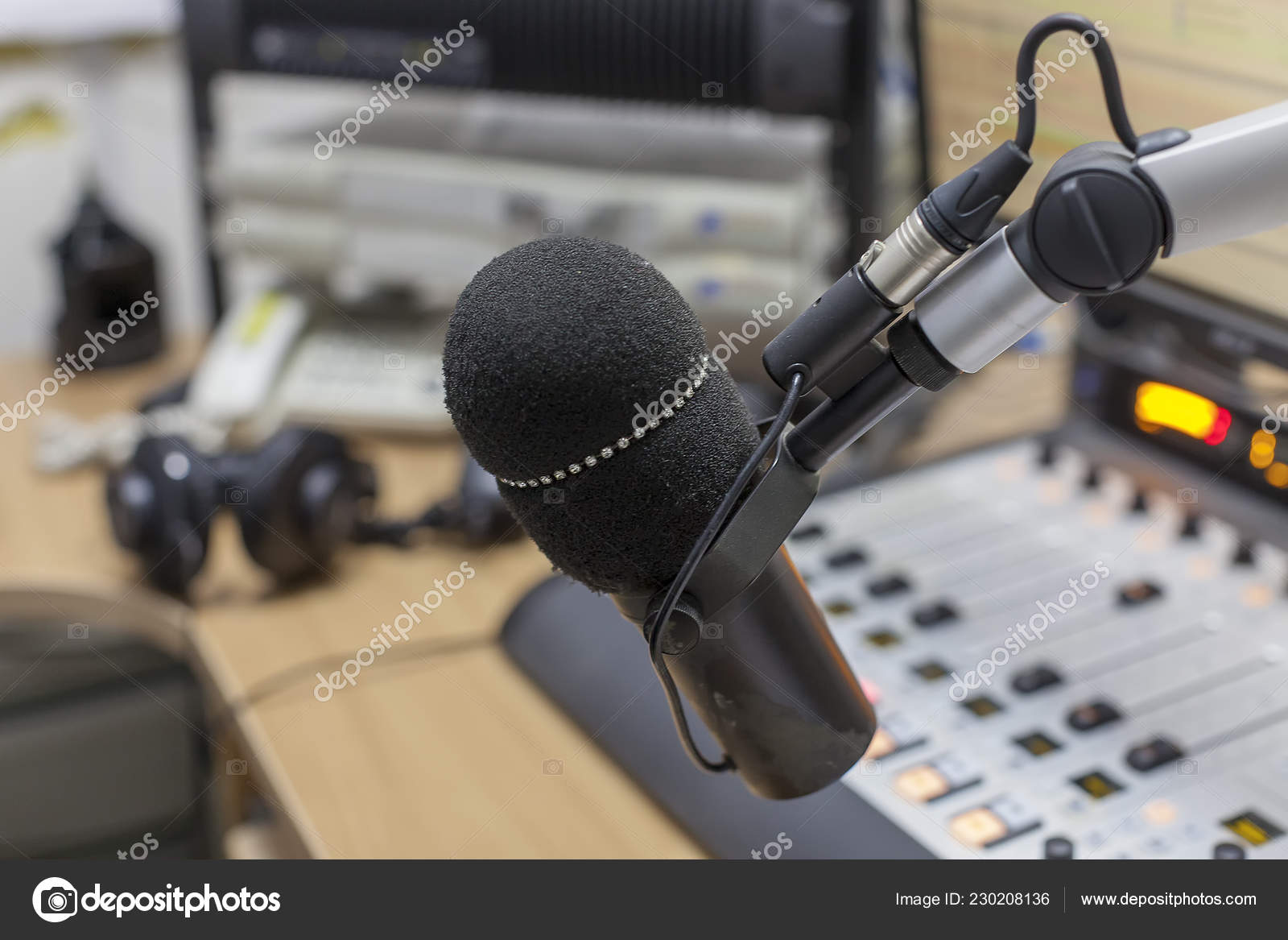 Radio Microphone Background
