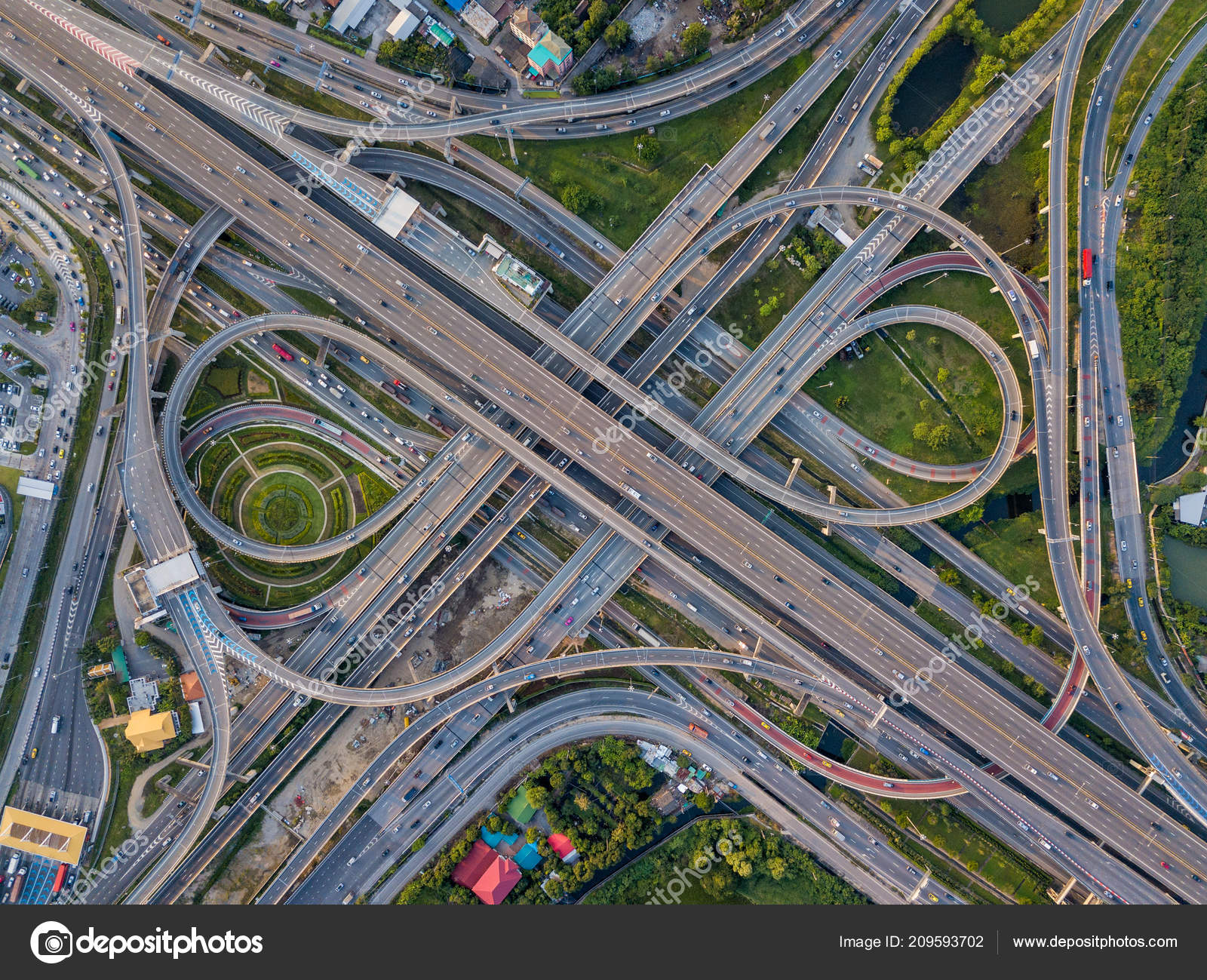 Road Intersection Top View