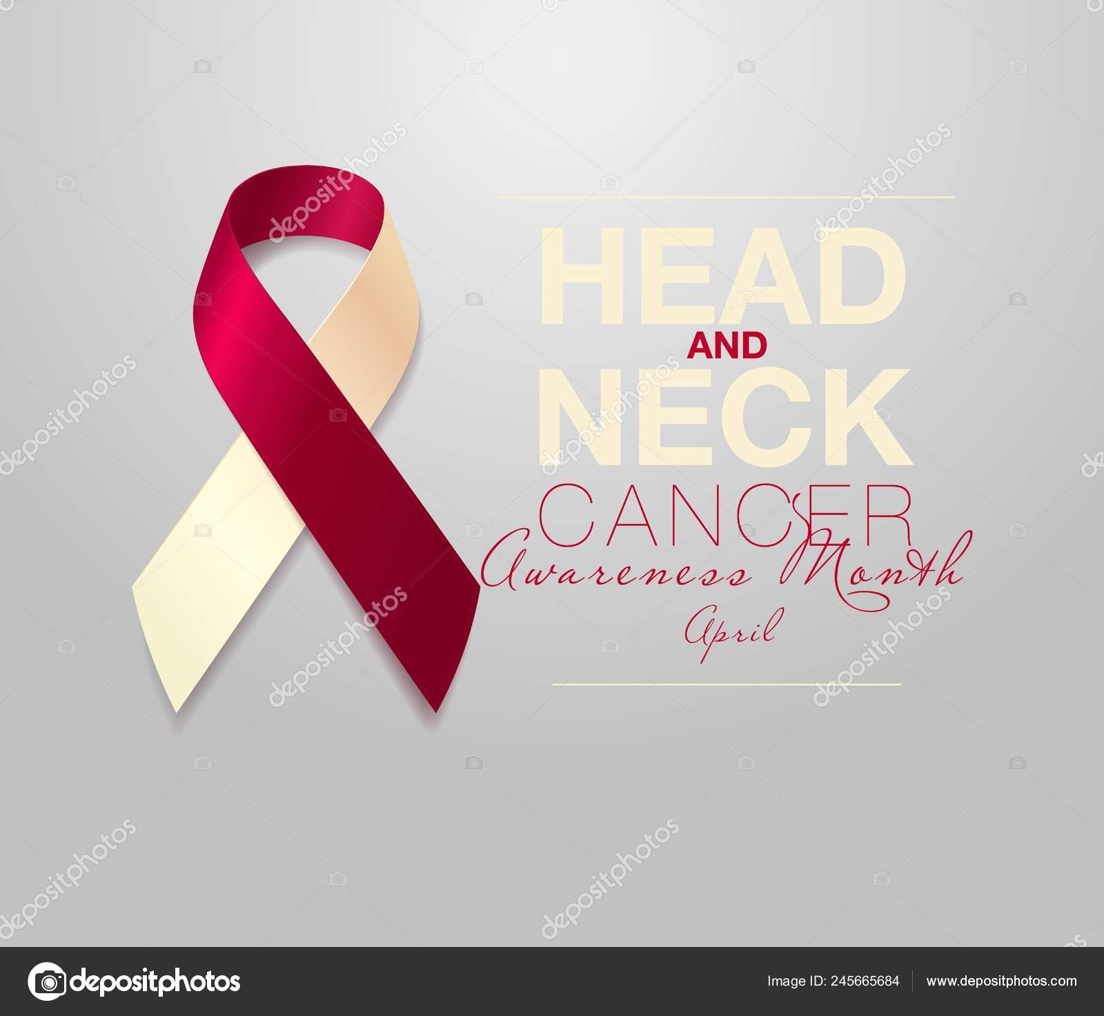 Head And Neck Cancer Ribbon