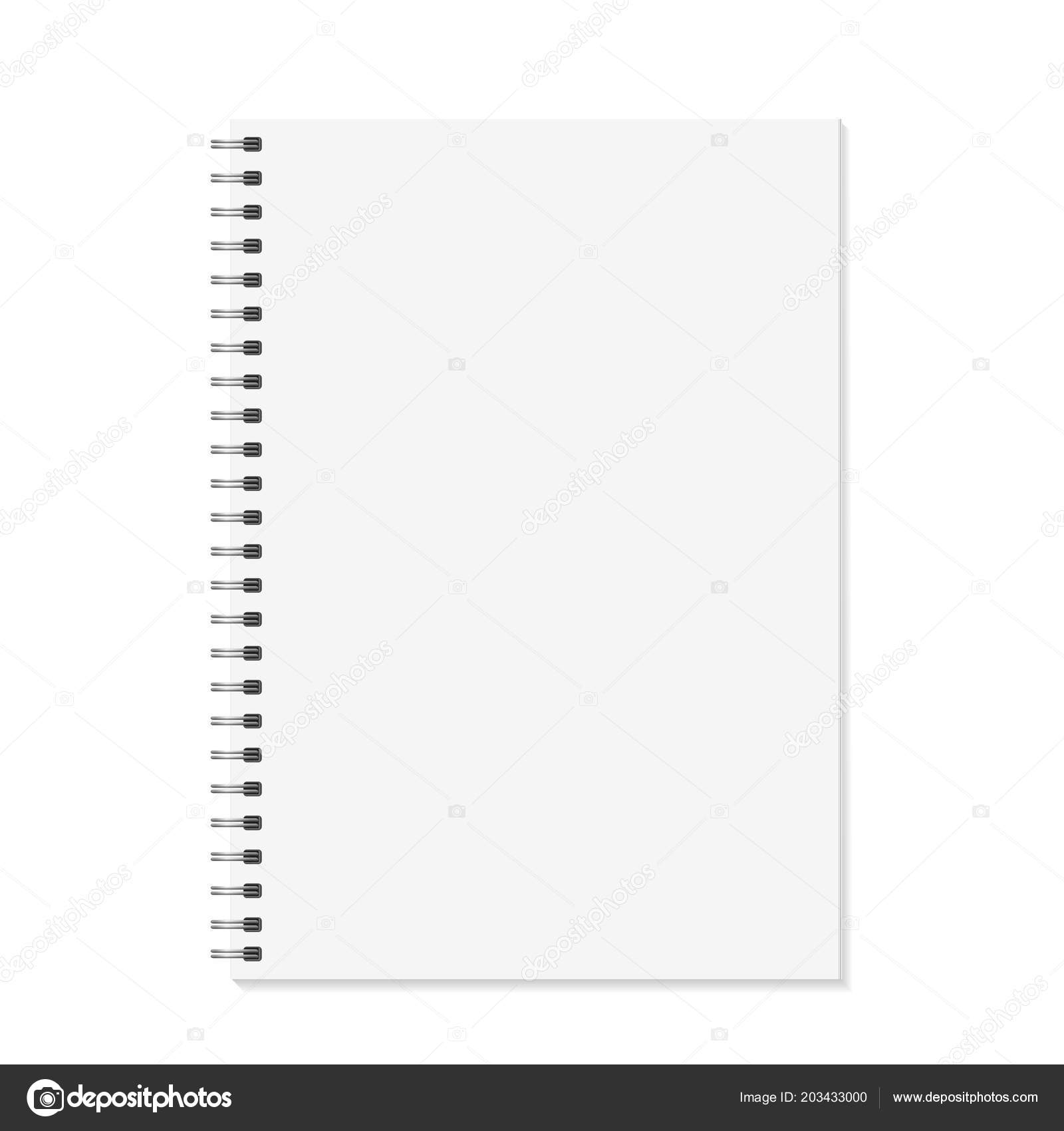 Spiral Notebook Template
