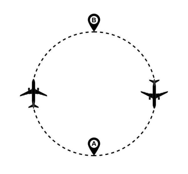 Plane circle Stock Photos, Royalty Free Plane circle Images | Depositphotos