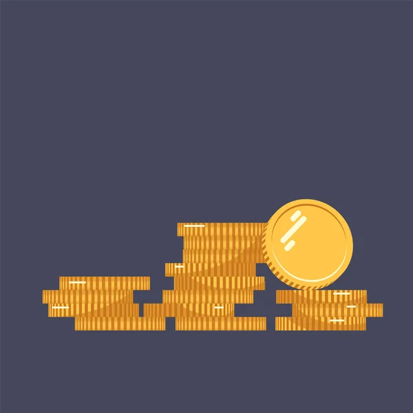 Coins set of vector sprites for rotation animation. Isolated gold coin ...