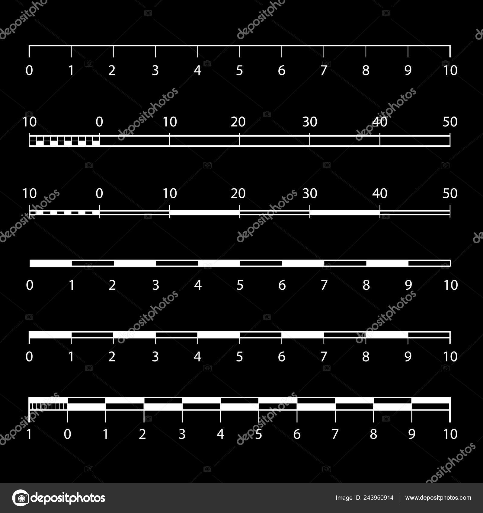 Vector map scales graphics for measuring distances . set of metric ...