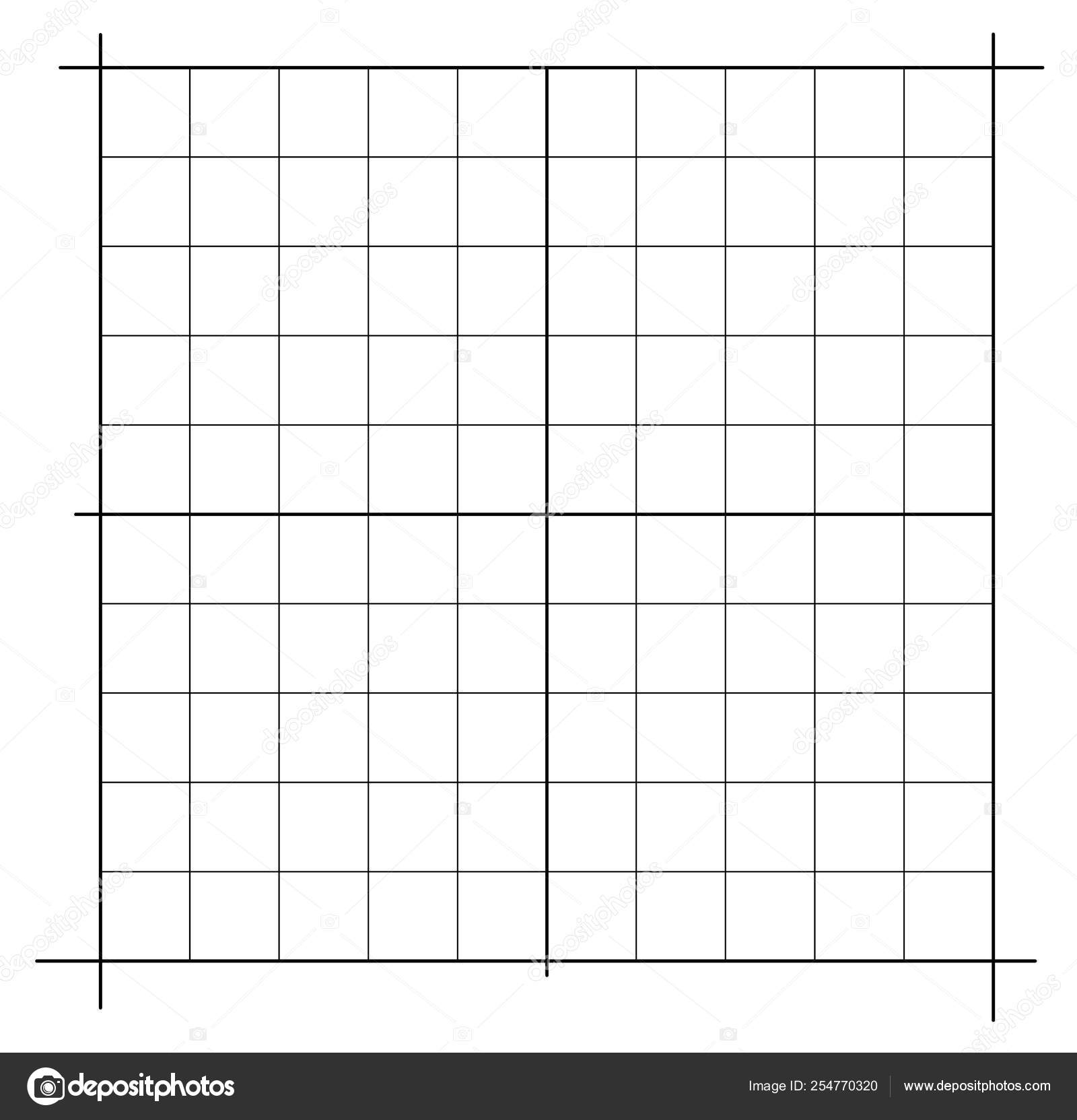 Measured grid. Graph plotting grid. Corner ruler with measurement ...