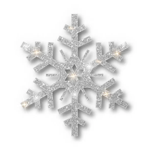 Silver snowflake isolated on a transparent background. Christmas ...