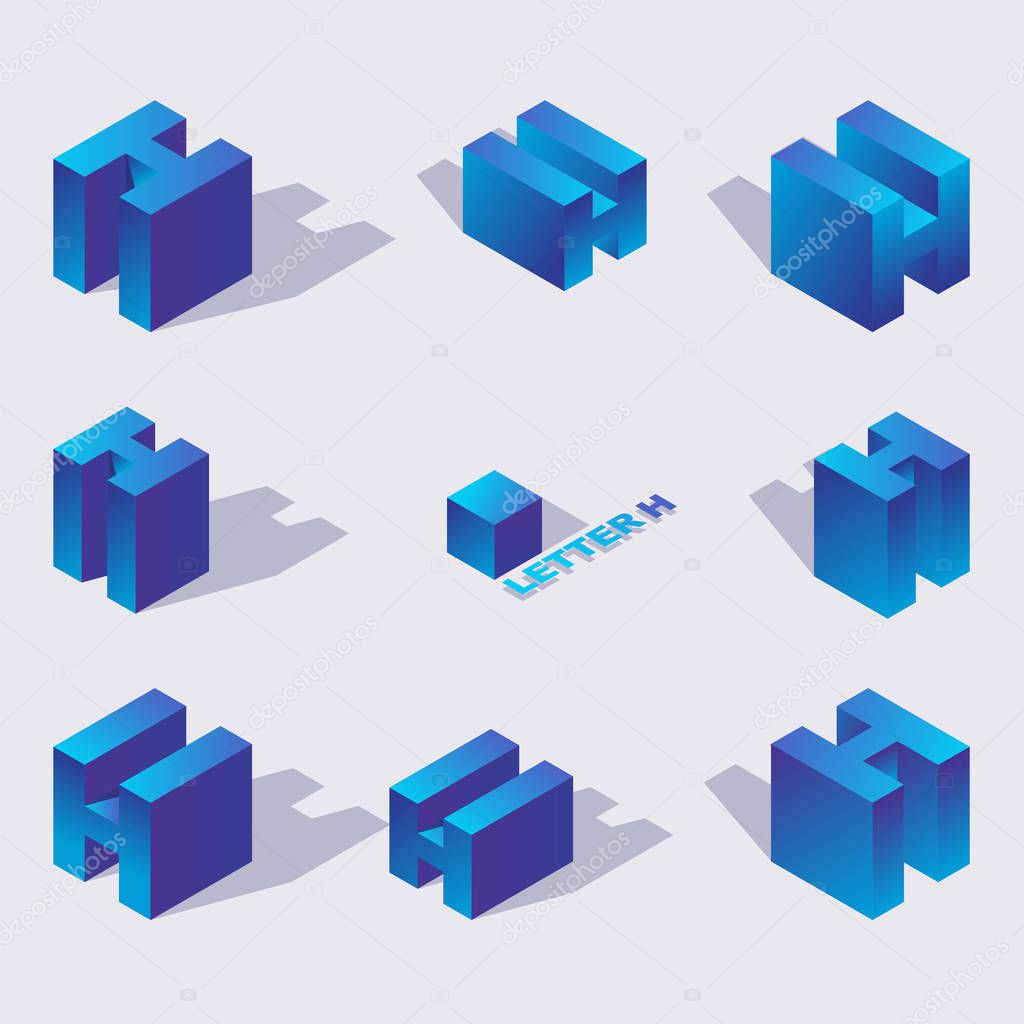 Rus Kiril Alfabesi Harfi Isometrik Alfabe Fontu Ngilizce Efekt Harfleri ...