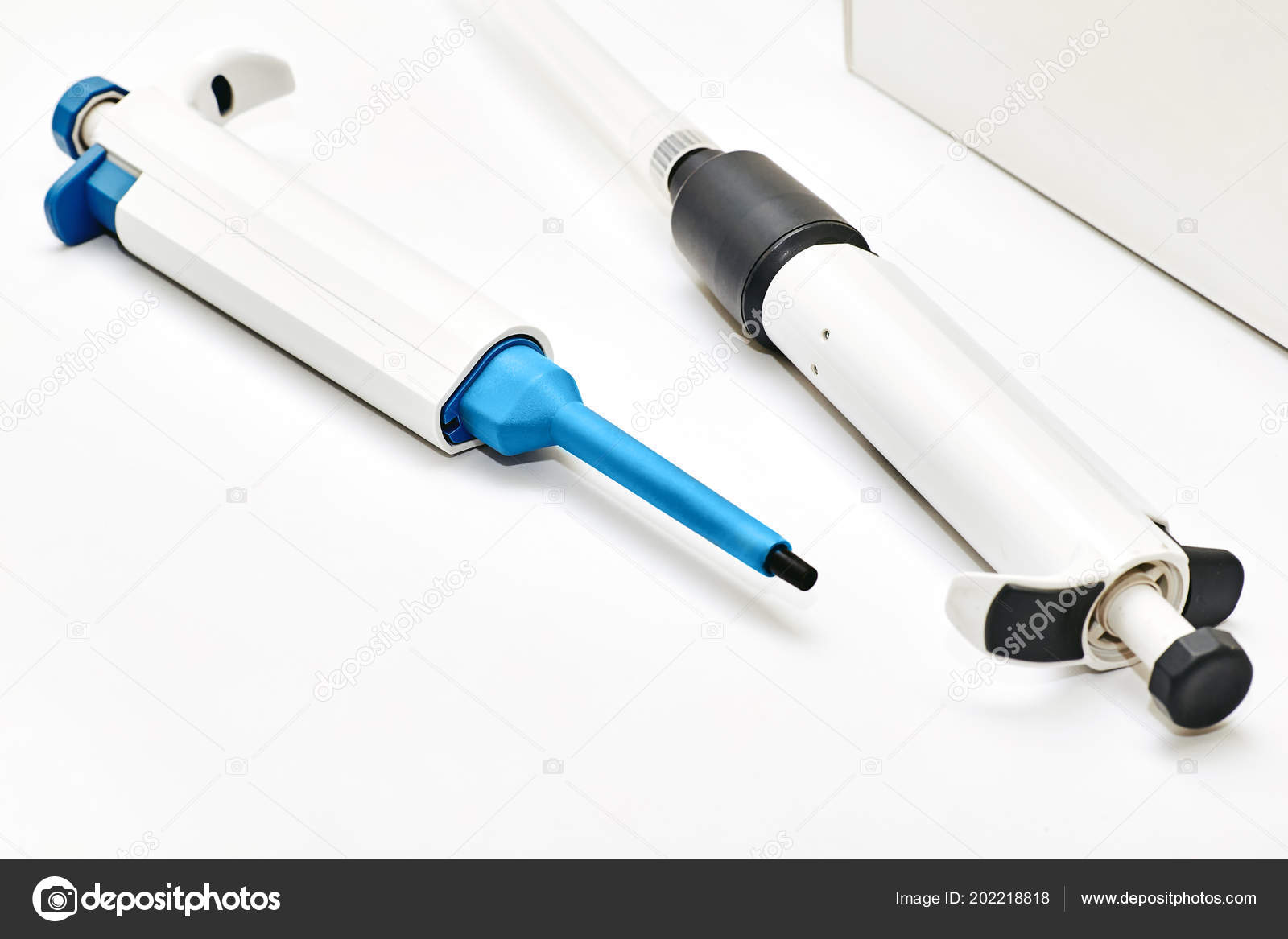 Two Automatic Color Dispenser Pipetting Chemical Preparations Analysis ...