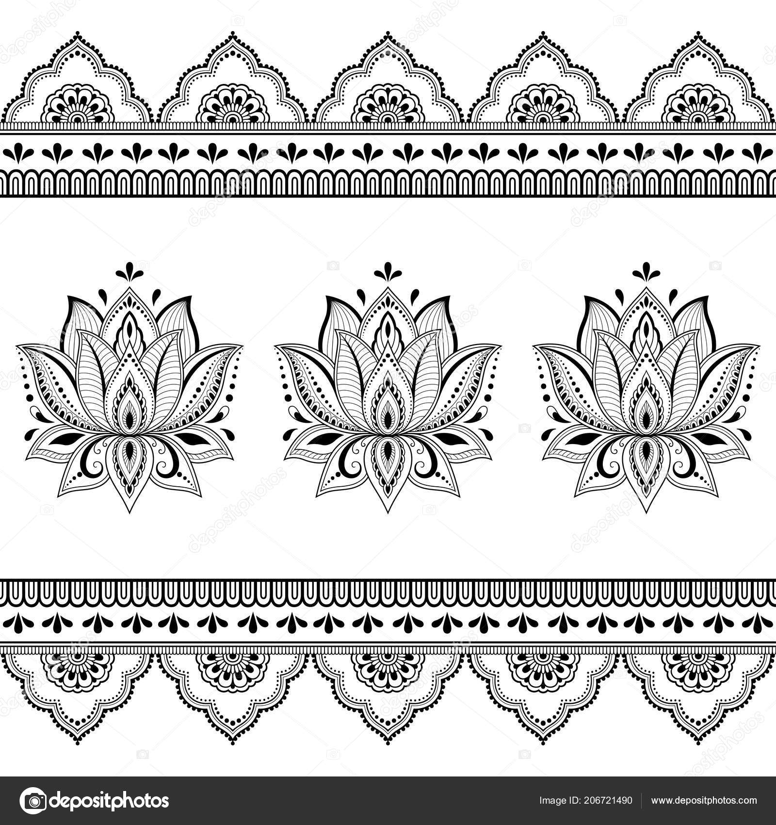 Lotus Flower Pattern Drawings | Best Flower Site