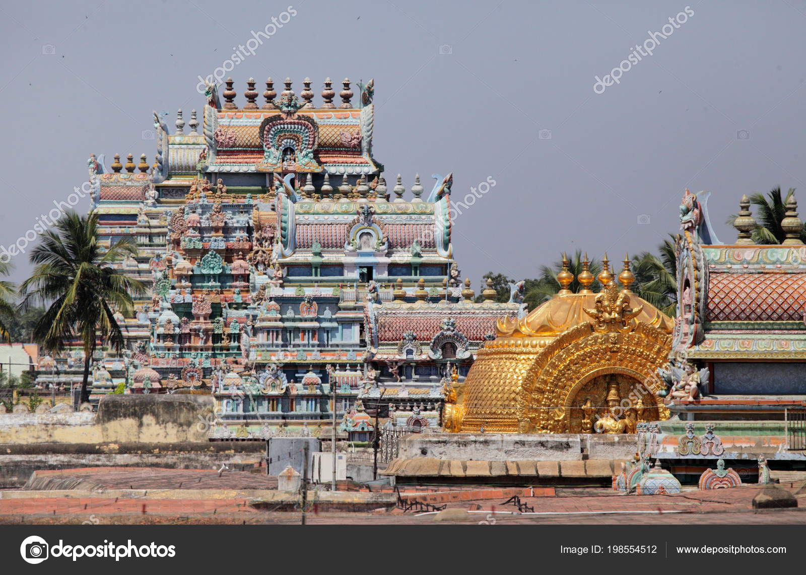 Sri Ranganathar Swamy Temple Srirangam Trichy — Stock Photo ...