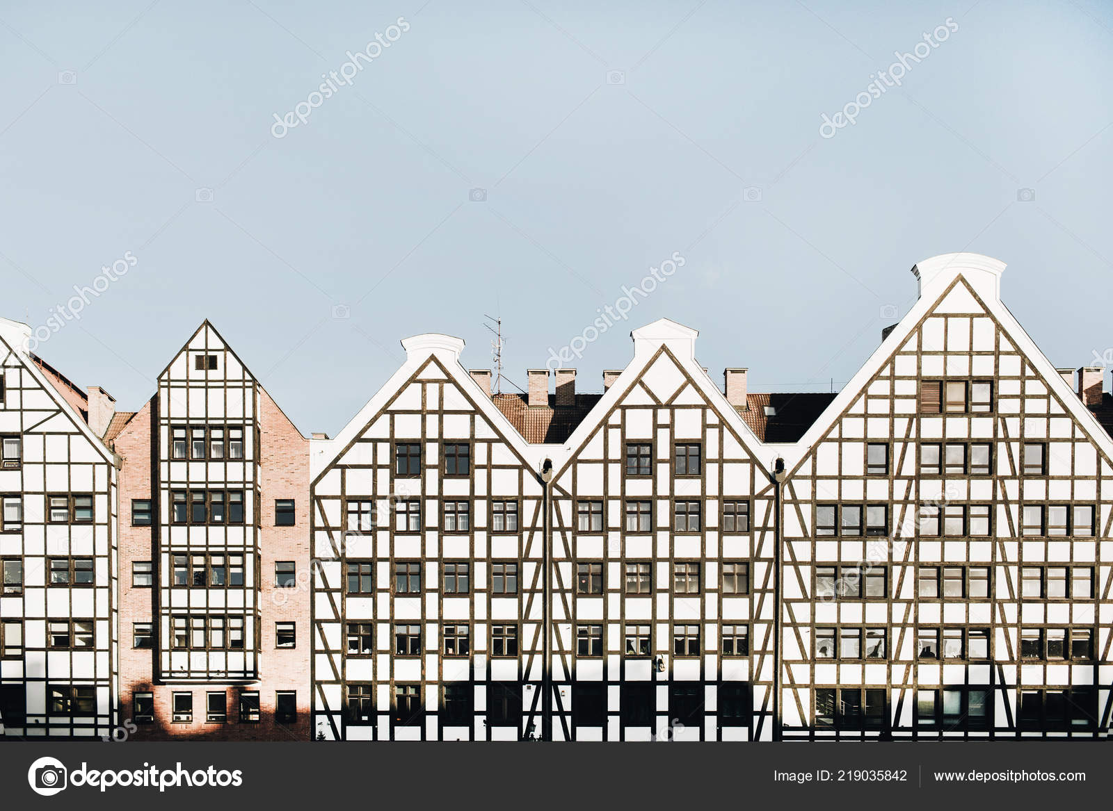 Traditional Architecture Buildings Old Town — Stock Photo ...