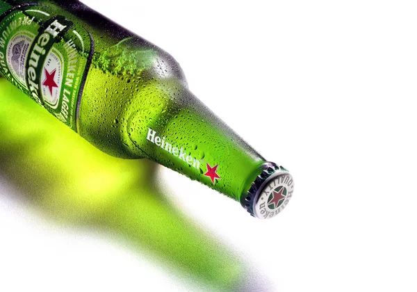 Close Shot Cold Heineken Beer Bottle – Stock Editorial Photo © venge ...