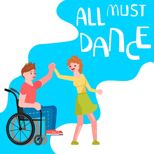Disabled people dancing Vector Art Stock Images | Depositphotos