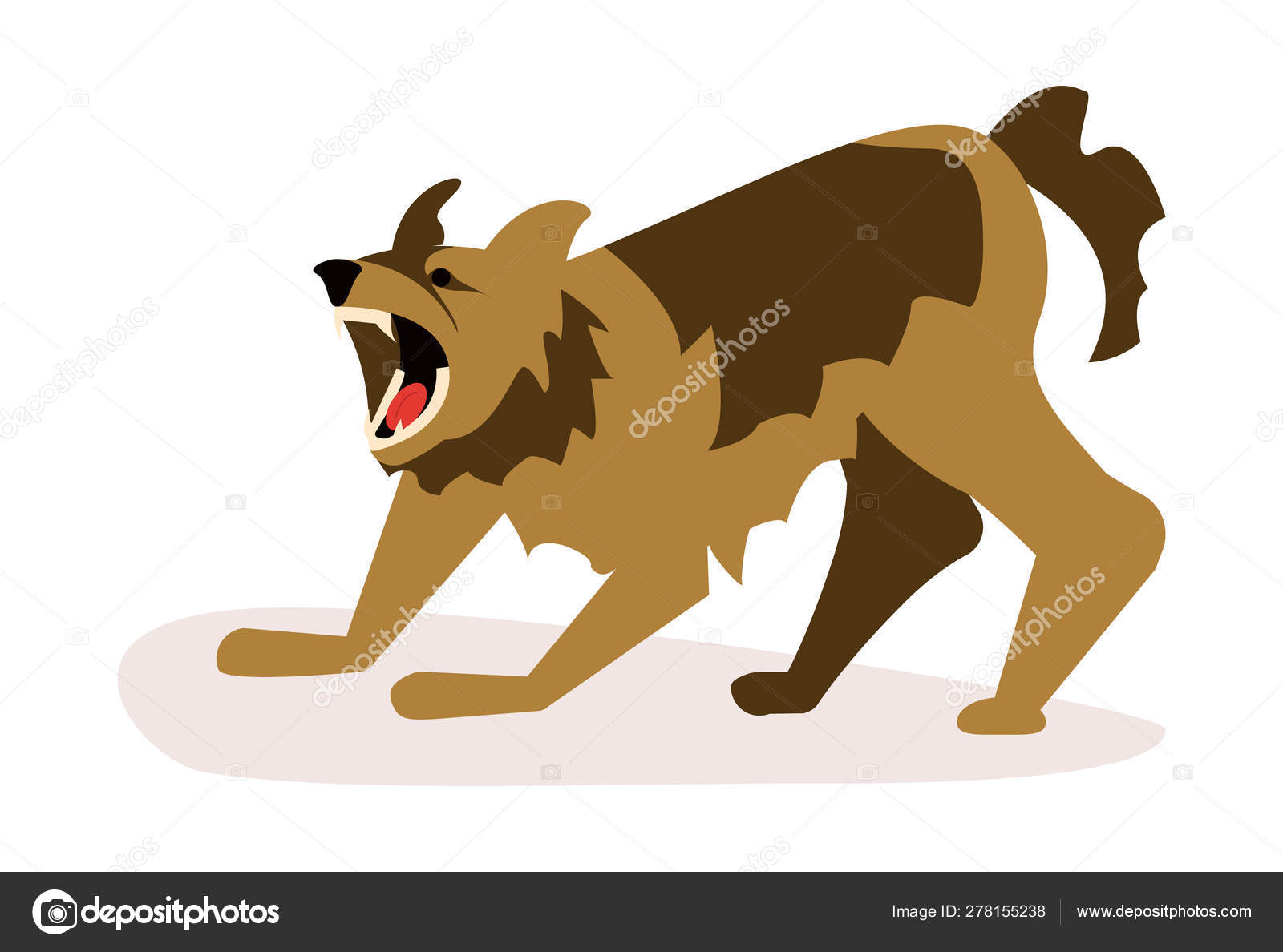 Rabies Dog Cartoon