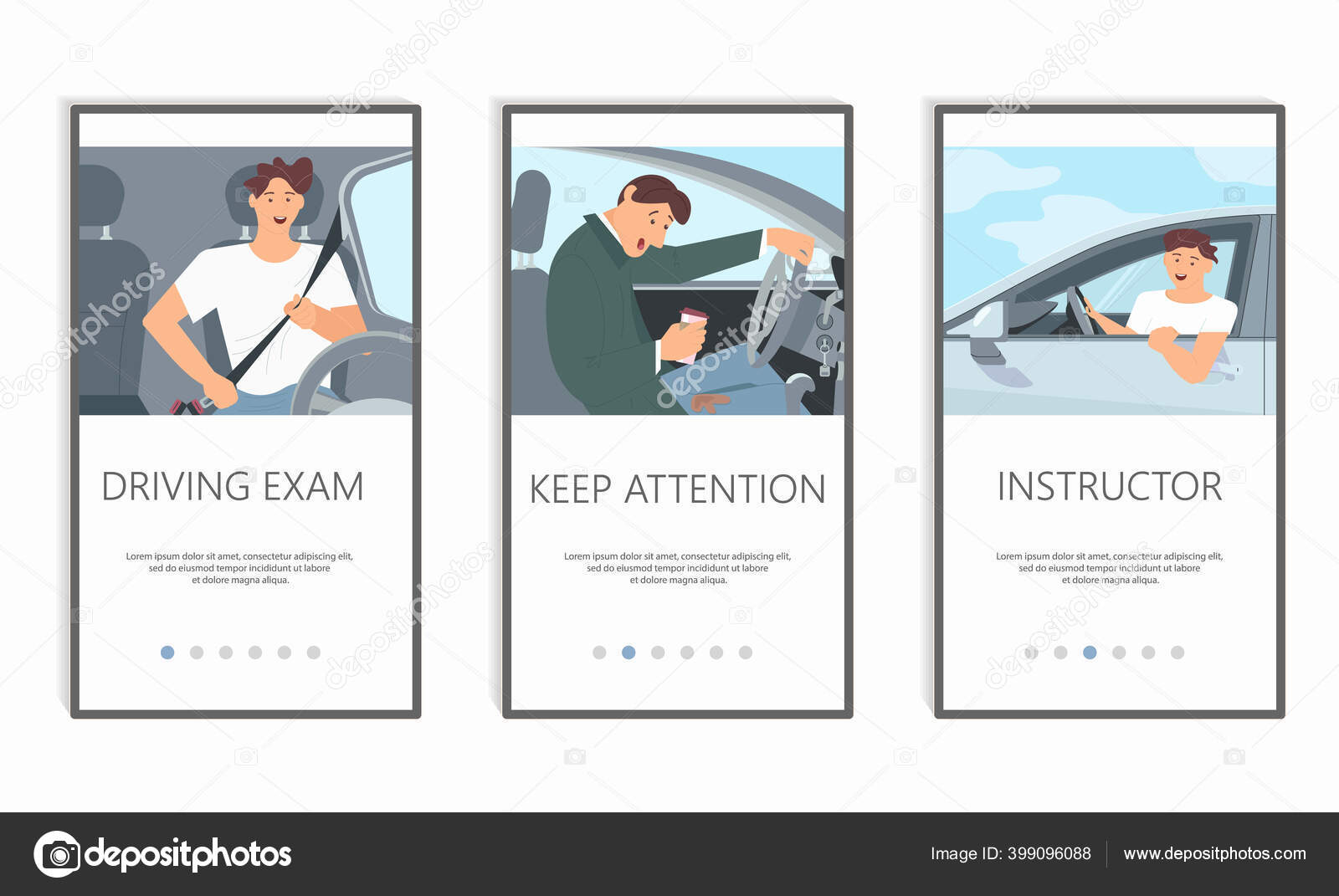 Driver character in car series Stock Vector Image by ©tatianastulbo ...