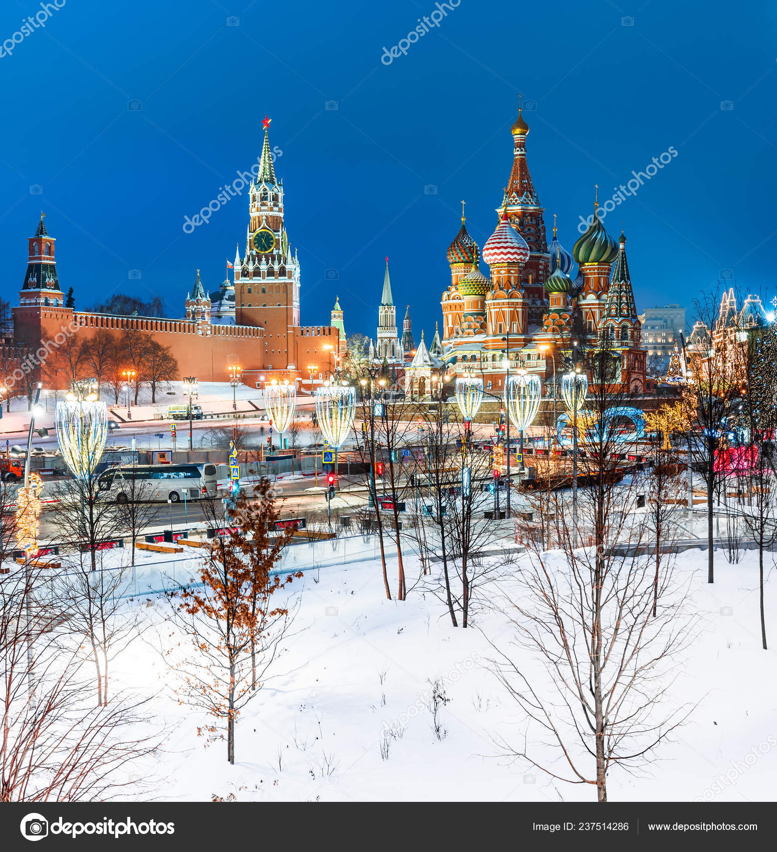 Red Square Russia Winter