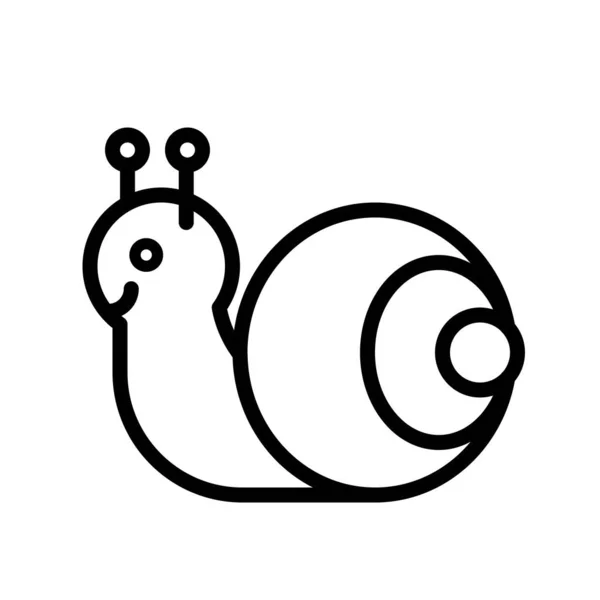 Esquema de caracol imágenes de stock de arte vectorial | Depositphotos