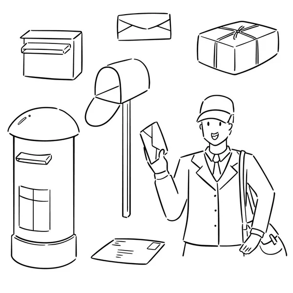 Postman Tools Clipart Black And White