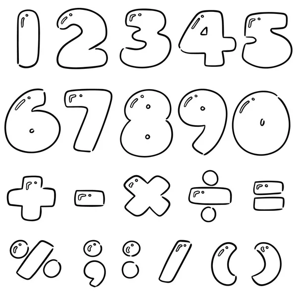 Bubble Numbers 1 10 To Print
